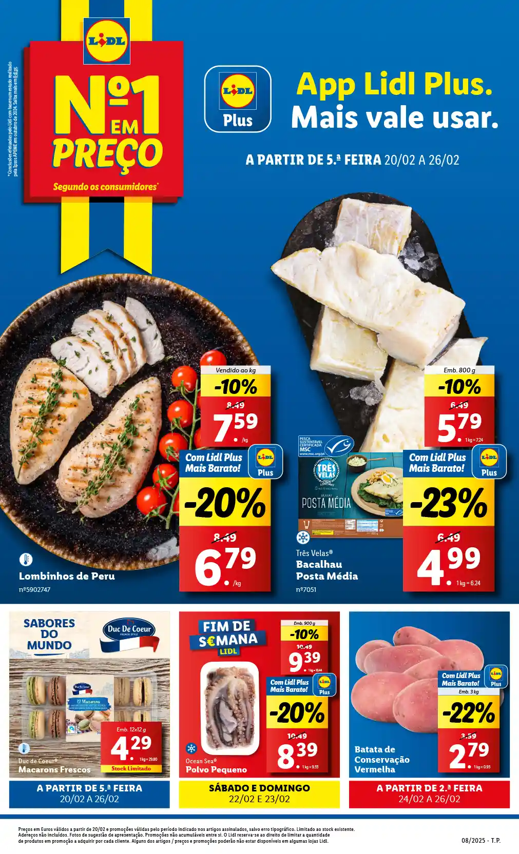 Folheto Lidl 20-26 Fev 2025 → Promoções 35% legumes
